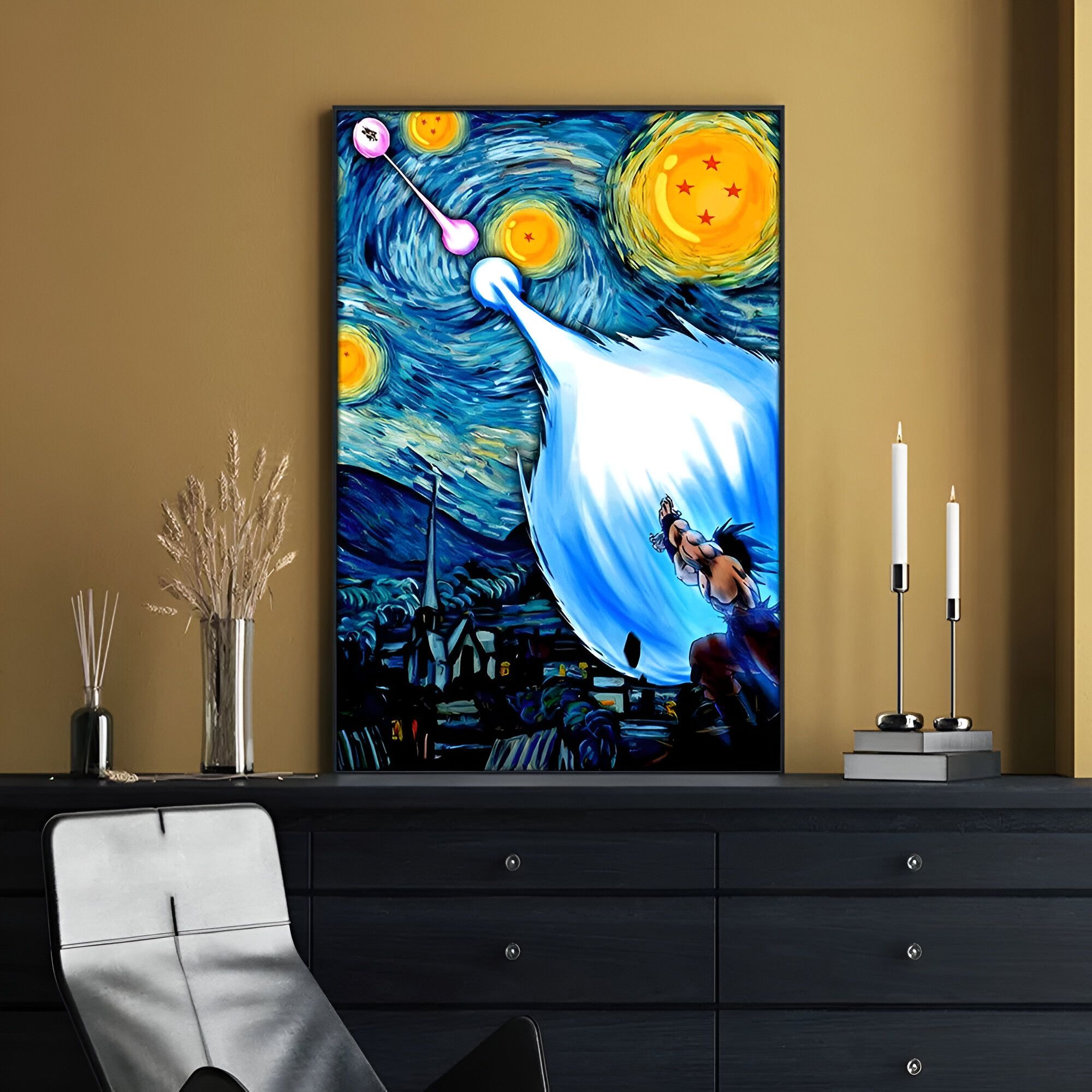Affiche Goku Van Gogh Dragon Ball | DBZ Boutique