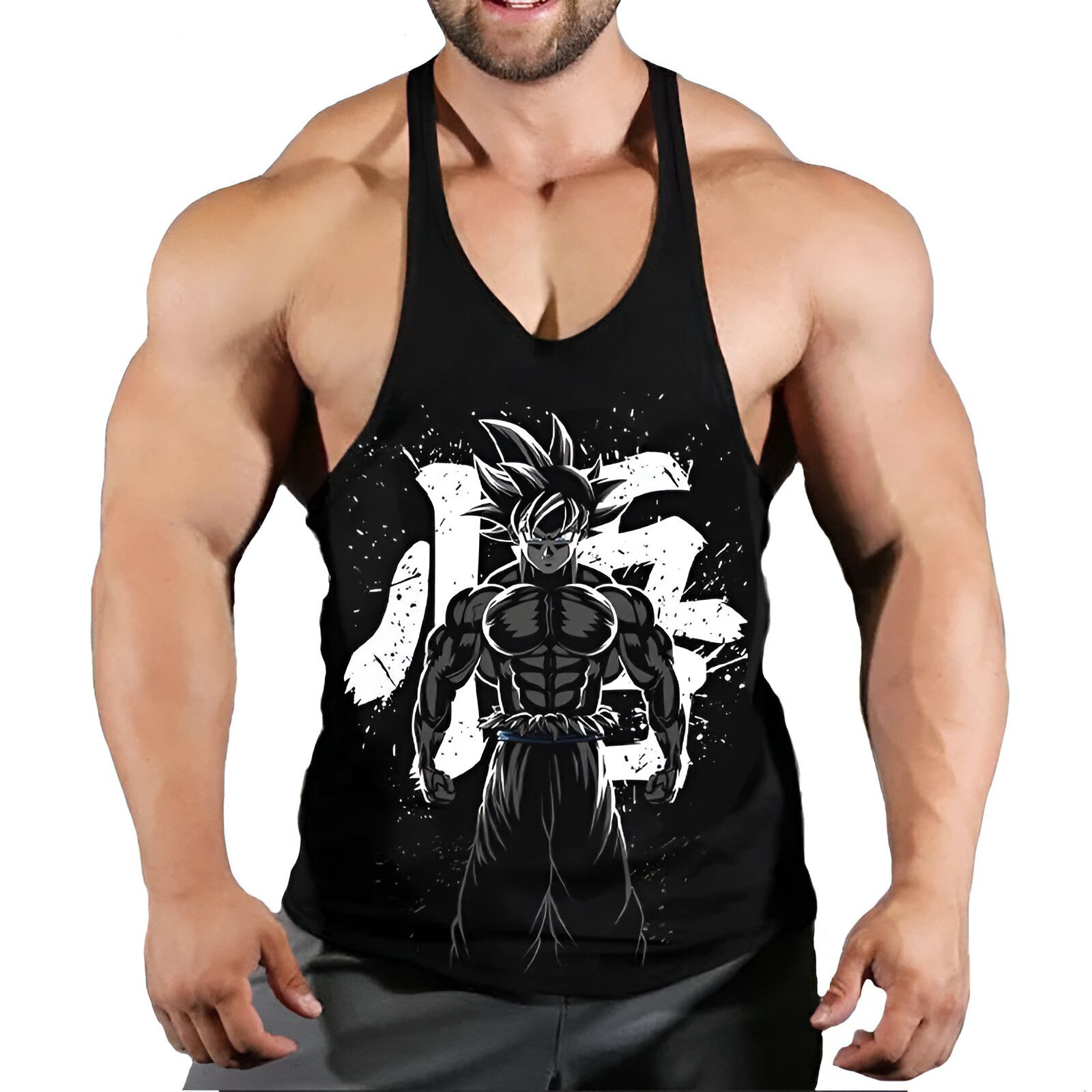 Stringer Goku Musclé Dragon Ball | Tenue Gym – DBZ Boutique